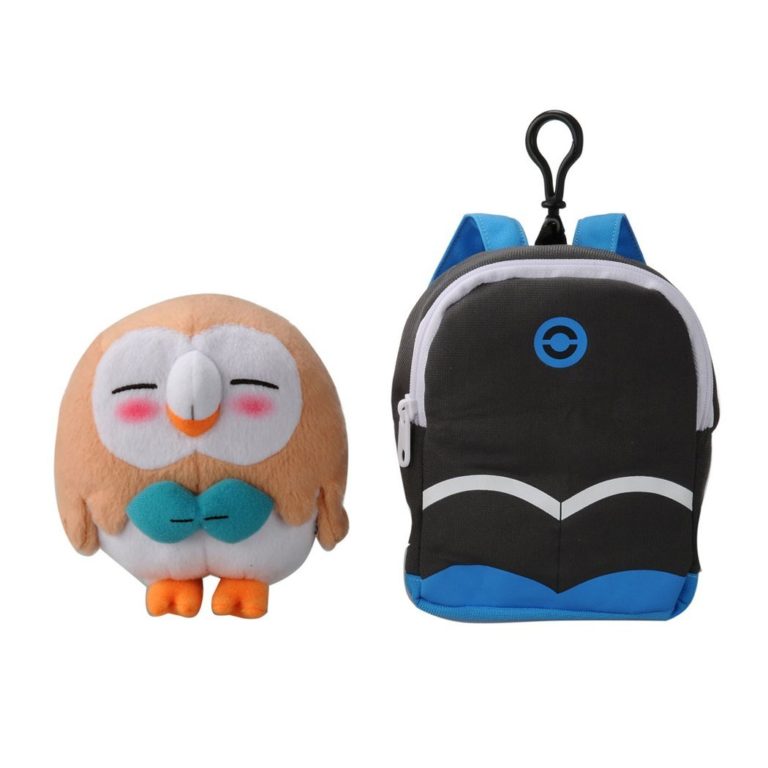 Takara Tomy Is Releasing An Adorable Rowlet Plush In Ash’s Backpack ...
