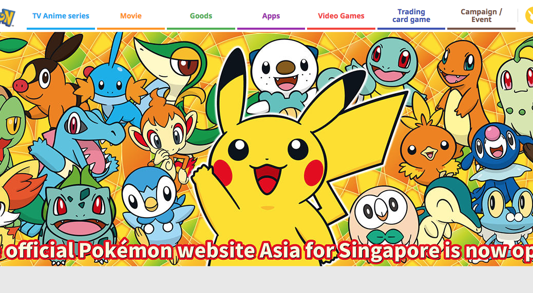 Official Pokemon Website Launches In 10 Asian Countries – NintendoSoup