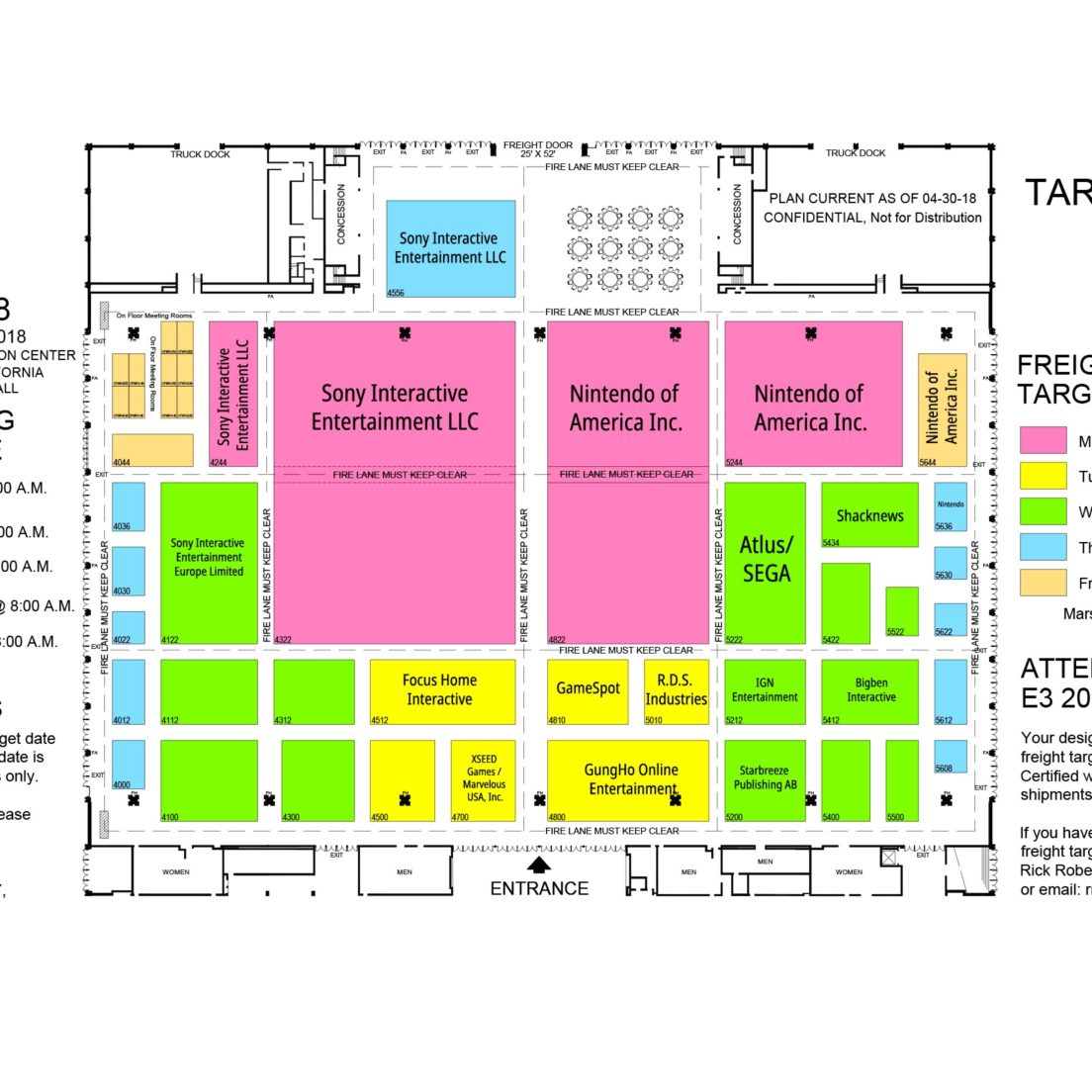 Here’s The Final E3 2018 Floor Plans – NintendoSoup