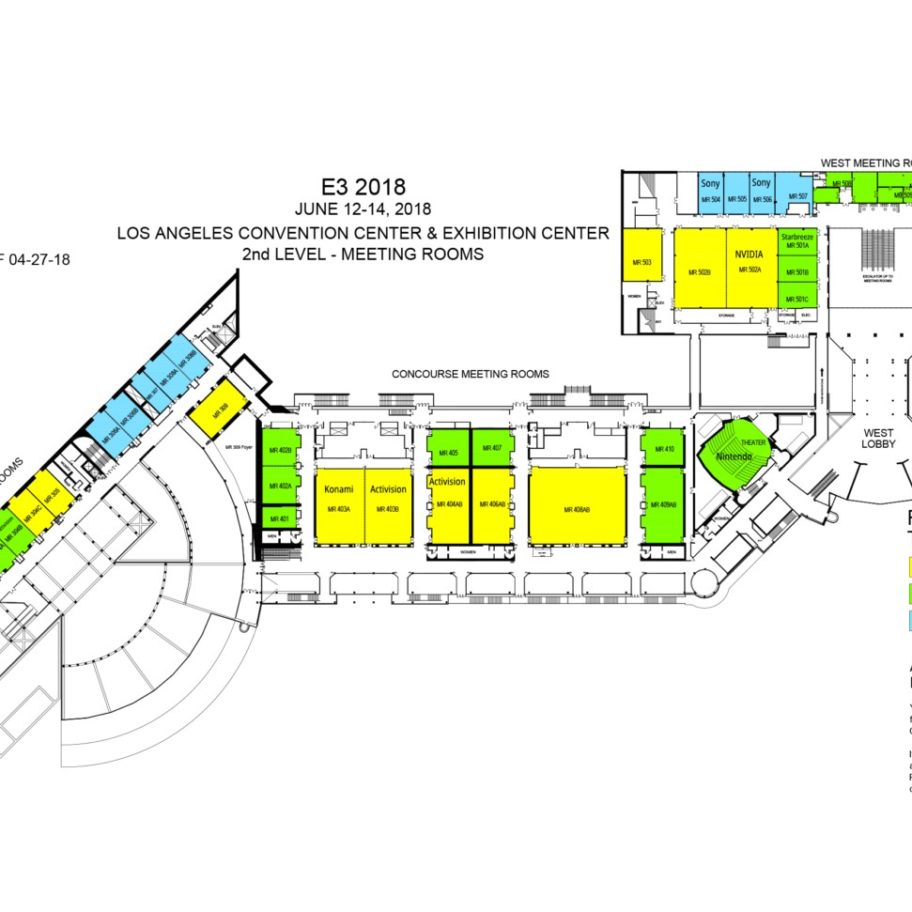 Here’s The Final E3 2018 Floor Plans – NintendoSoup