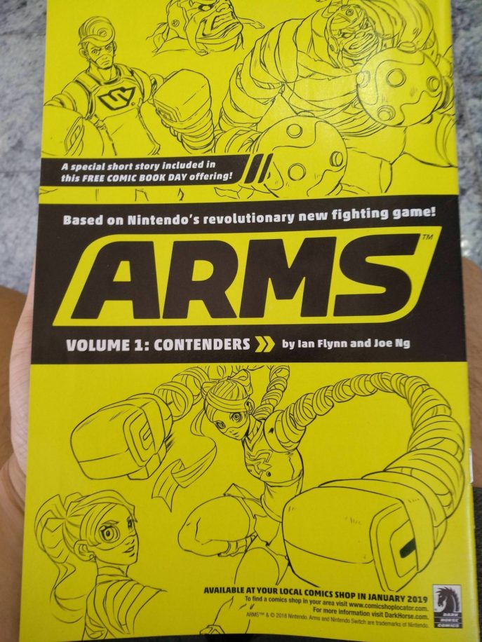 Free ARMS Comic Book Now Up On Shelves – NintendoSoup