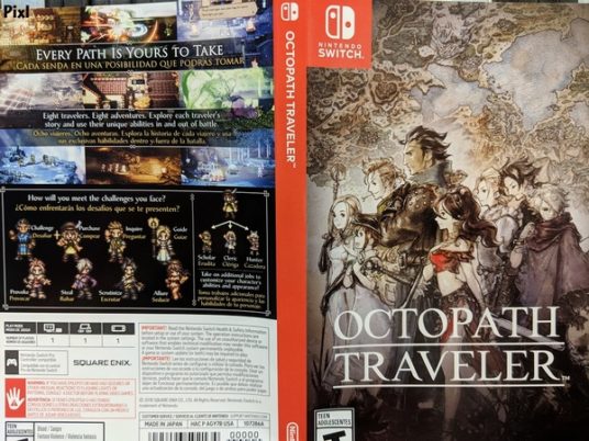 First Look At Octopath Traveler’s Inner And Outer Cover Artwork ...