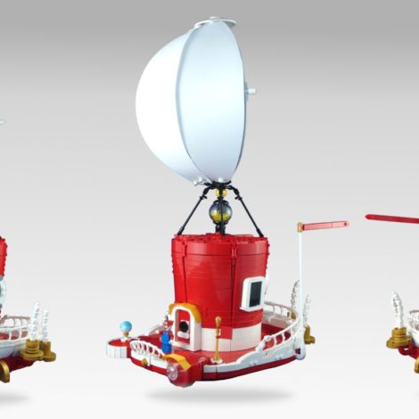 This Super Mario Odyssey Ship Is Built With LEGO – NintendoSoup