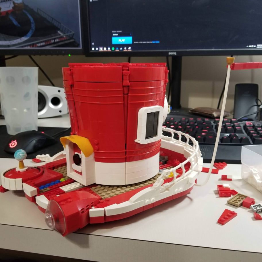 This Super Mario Odyssey Ship Is Built With LEGO – NintendoSoup