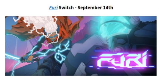 Furi Now Listed As Limited Run Games’ Next Switch Physical Release ...