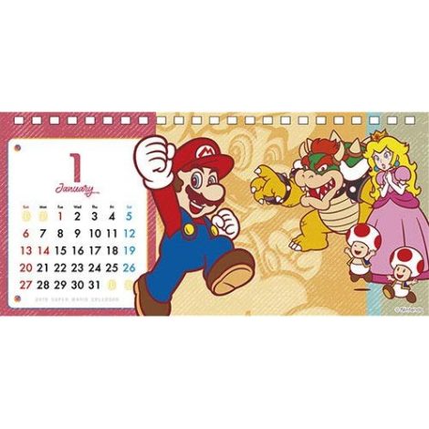 Ensky Releasing Super Mario Calendar 2019 – NintendoSoup
