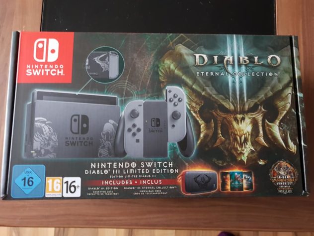 First Look At The Back Of Nintendo Switch Diablo III Limited Edition ...