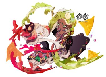 Here’s The Official Artwork For Splatoon 2’s Spicy Splatfest – NintendoSoup