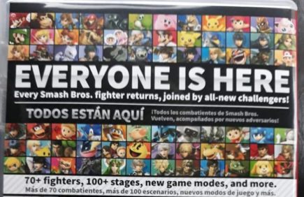 First Look At The Back Of The Super Smash Bros. Ultimate Box – NintendoSoup