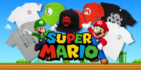 Japan: Official Super Mario Apparel Revealed, Launches April 2019 In ...