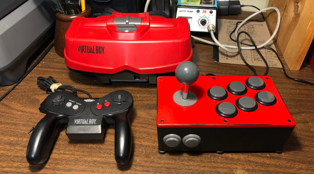 Fan Creates Functioning Fighting Stick Controller For Virtual Boy ...