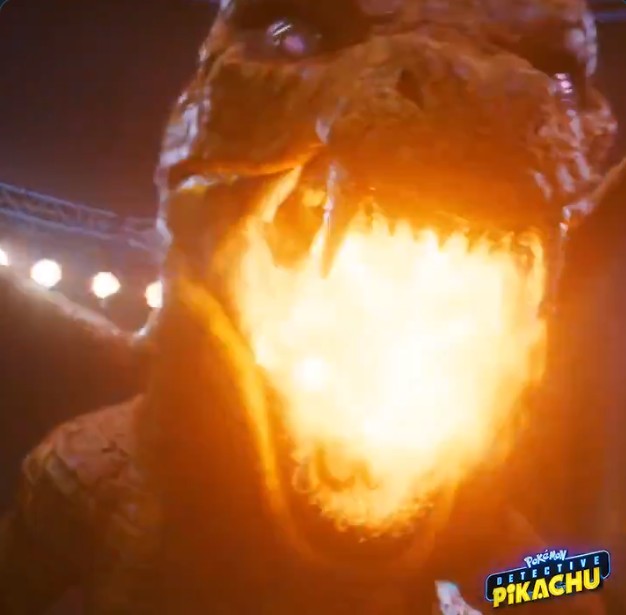 Detective Pikachu Teaser Shares A New Creepy Close Up Of Charizard’s ...