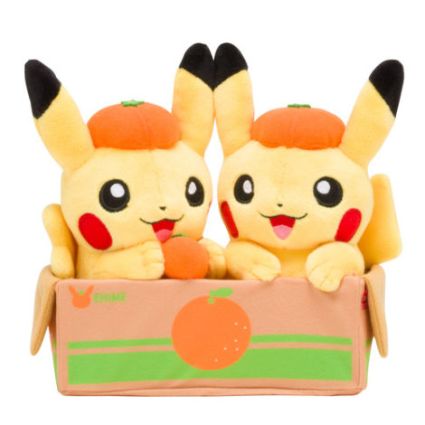 Pokemon Store Emifuru MASAKI Exclusive Pair Pikachu And Ehime Mandarin ...