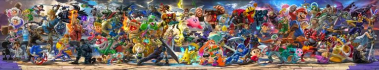 Download The Complete Super Smash Bros. Ultimate Mural Artwork With ...