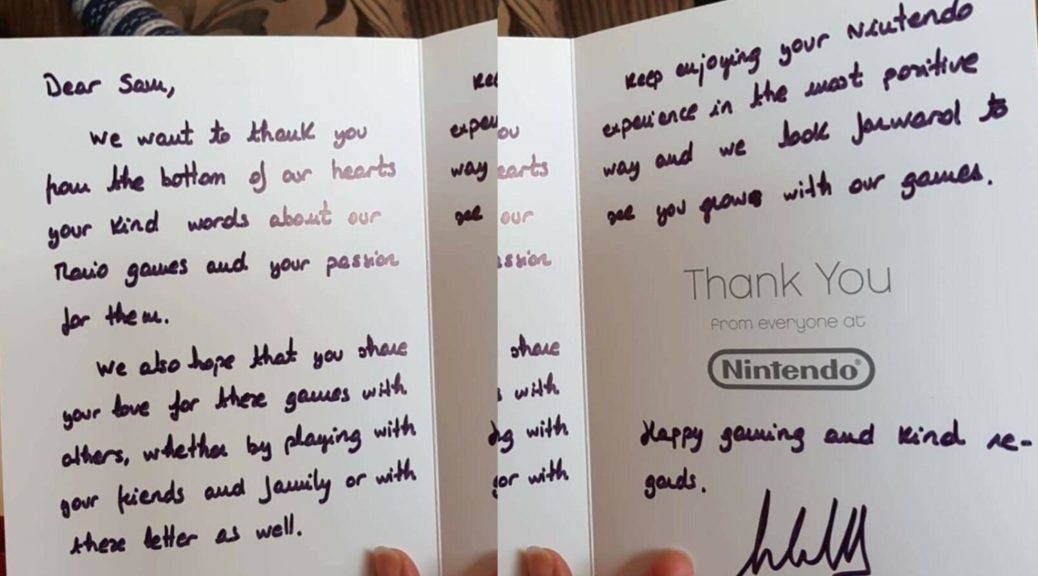 Nintendo Sends Handwritten Response To 11-Year-Old’s Fan Letter ...