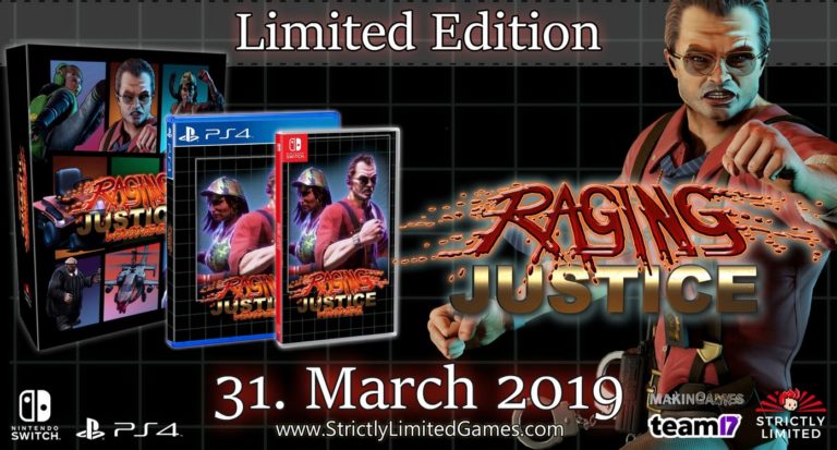 Raging Justice Physical Release Announced By Strictly Limited Games ...