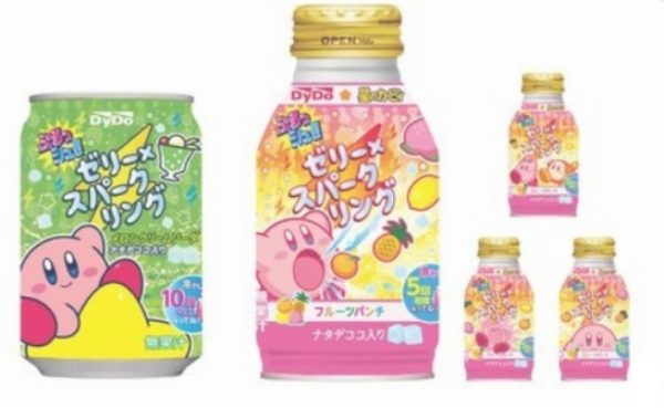 DyDo Announces New Kirby Jelly Soft Drinks In Japan – NintendoSoup