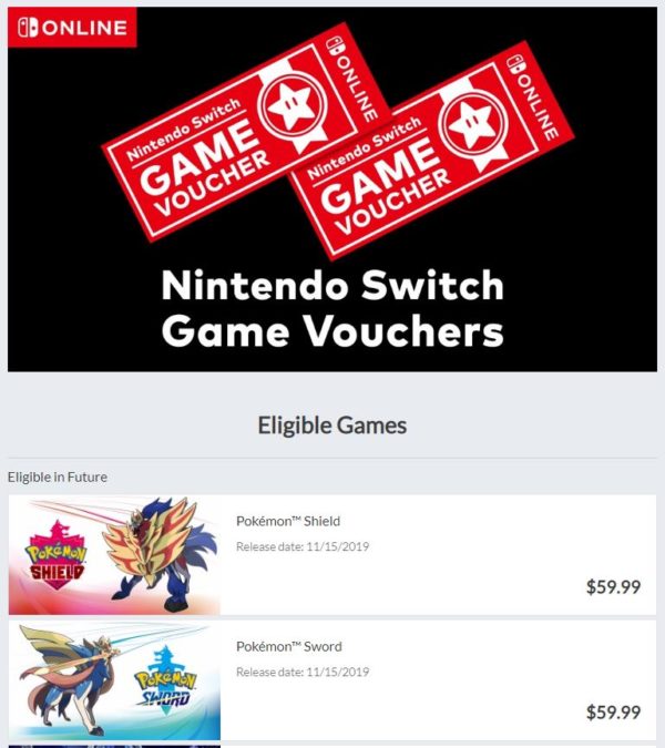 Pokemon Sword And Shield Now Added On List Of Eligible Software Titles ...