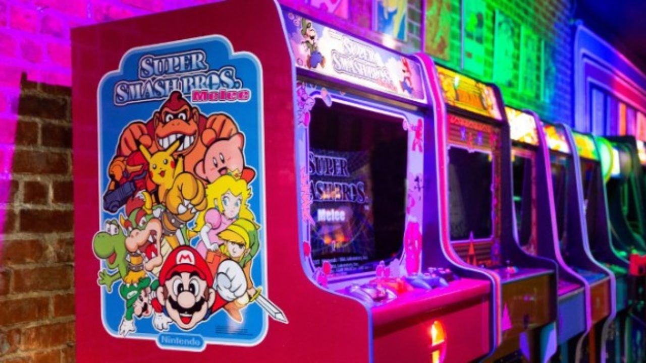 Super Smash Bros Arcade Cabinet Super Mario Dedicated Nintendo Switch