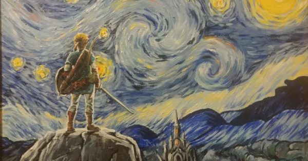 Look At This Beautiful Painting Inspired By Breath Of The Wild And ...