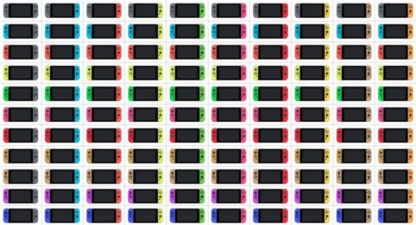 Here Is An Updated List Of All The Switch Joy-Con Color Combinations ...