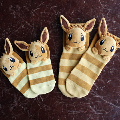 Pokemon Center’s Eevee Family Mascot Ankle Socks Up For Pre-Order ...