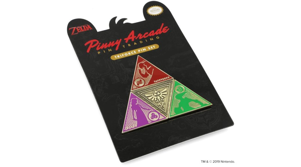 Penny Arcade Releases The Legend Of Zelda Triforce Pin Set - NintendoSoup