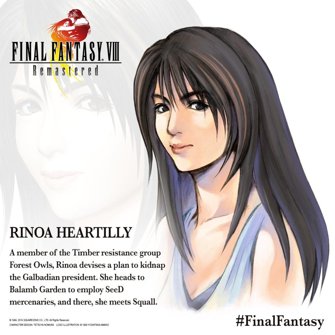 Here’s Final Fantasy VIII Remastered Character Profiles For Squall ...