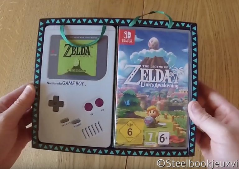 El boxart de la edición limitada europea de Zelda: Link's Awakening ...
