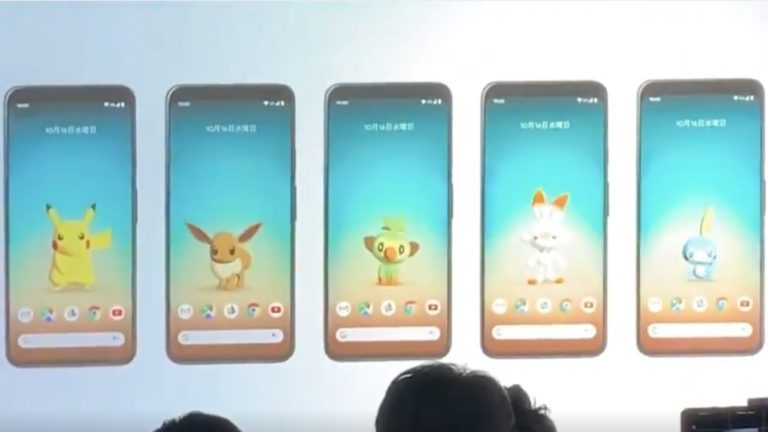 Motion Sensing Pokemon Wallpapers Revealed For Google’s Pixel 4 ...