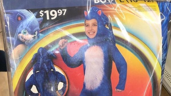 Creepy Sonic Costume For Children Pops Up At Walmart Stores – NintendoSoup