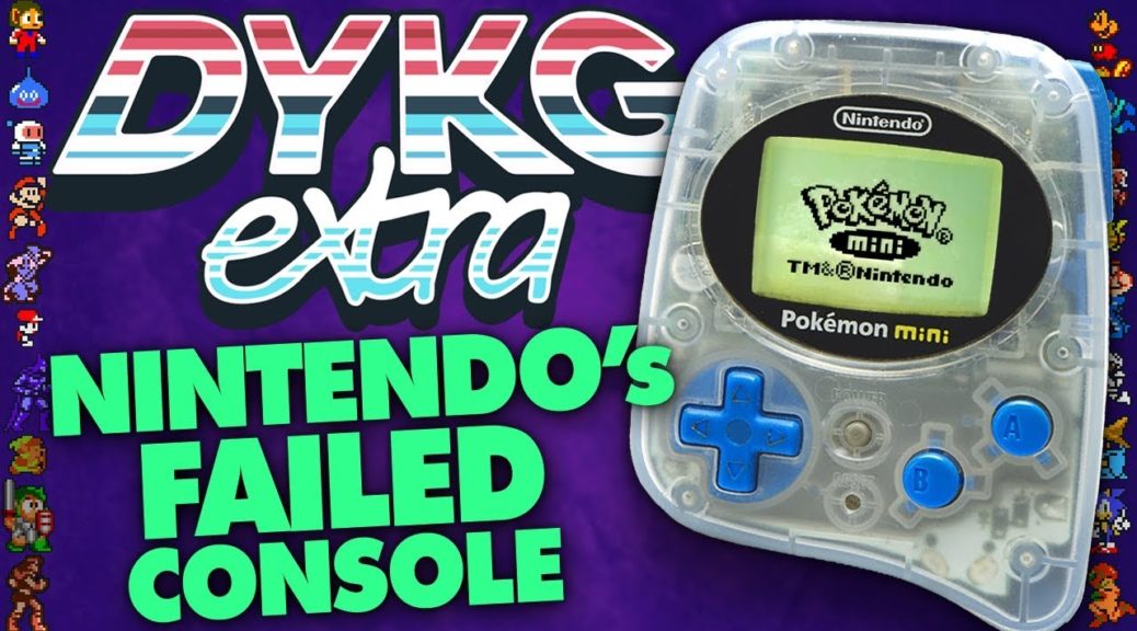 Did You Know Gaming Examines The Obscure Pokemon Mini Handheld ...