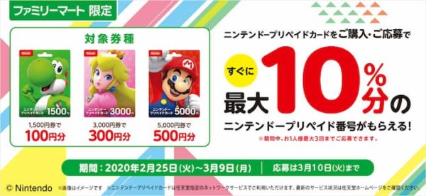 Buy A Nintendo eShop Prepaid Card And Get Up To 10% Back At Family Mart ...