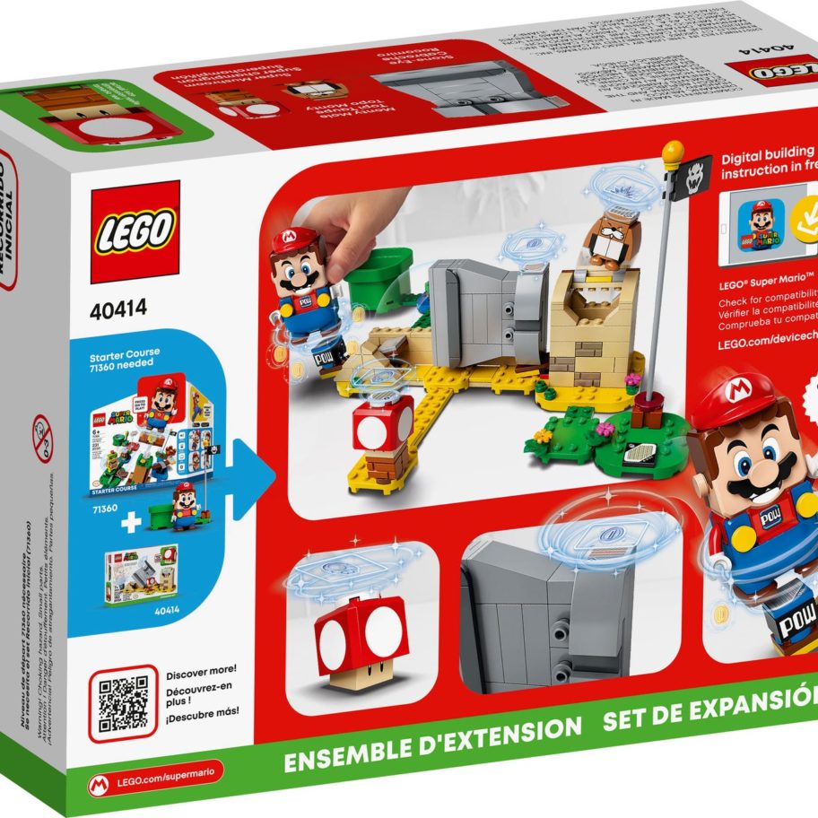 LEGO Super Mario Monty Mole & Super Mushroom Expansion Set Revealed ...