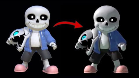 Sakurai Shares An Early Prototype Of The Sans Costume In Super Smash ...