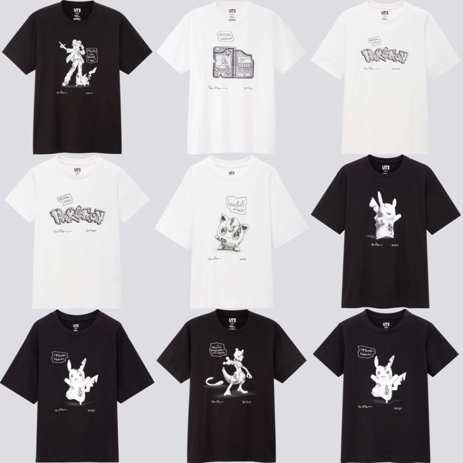 Daniel Arsham X Pokemon T-Shirts Hit Uniqlo In Late April – NintendoSoup
