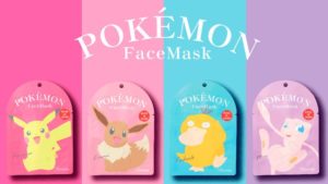 New Wave Of Pikachu, Eevee, Psyduck, And Mew Pokemon Face Masks ...