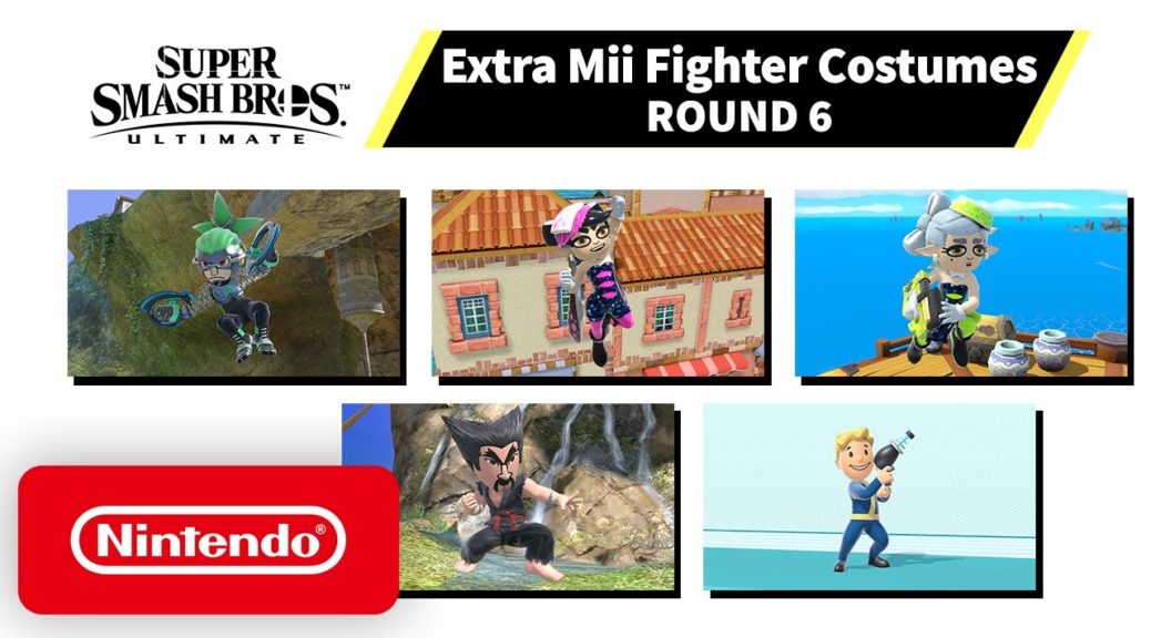 Five New Mii Costumes Releasing June 29th For Smash Ultimate, Includes ...