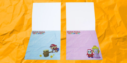 Paper Mario: The Origami King Memo Pad Set Now Available From Europe’s ...
