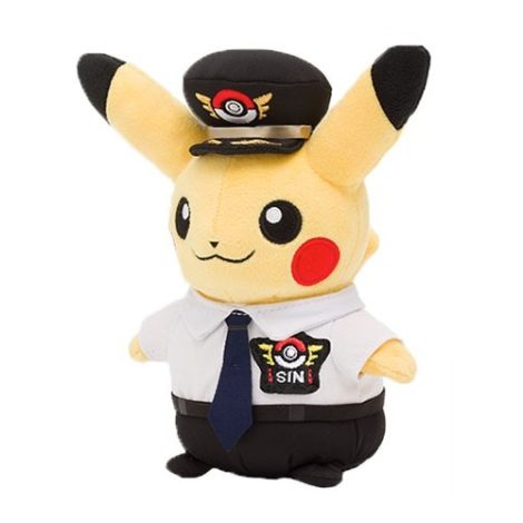 Pokemon Center Singapore Exclusive Renewal Pilot Pikachu Plush ...
