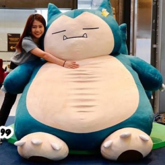 59 Inch Official Snorlax Plush Announced In Thailand – NintendoSoup