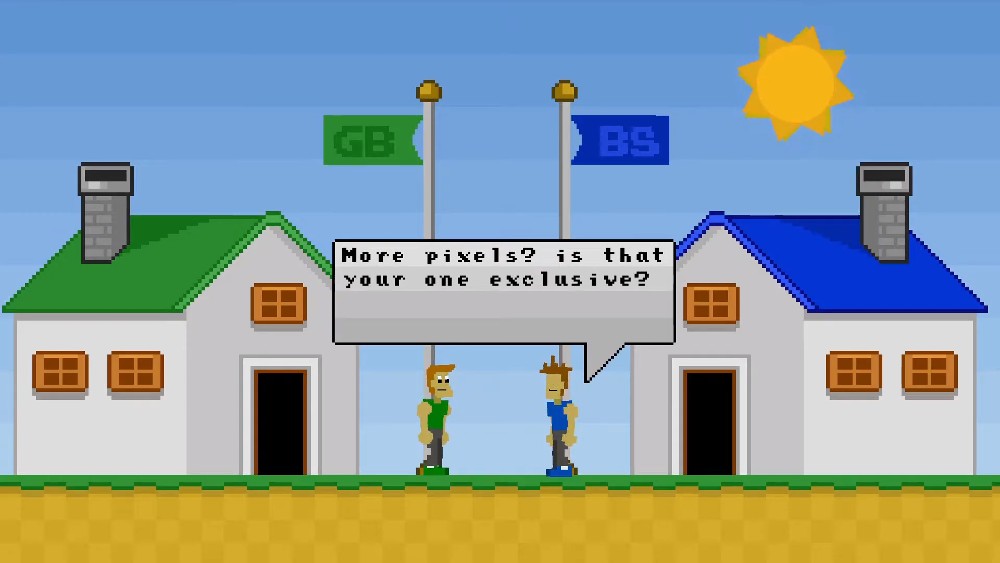 Superfan BlueGreen, A Game About Console Fanboys Who Argue About ...