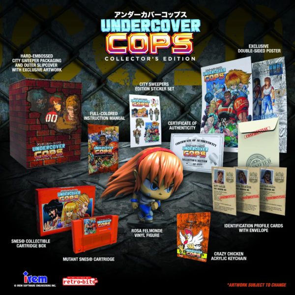 Super Famicom/SNES Brawler Undercover Cops Receiving Official English ...