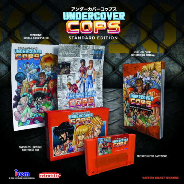 Super Famicom/SNES Brawler Undercover Cops Receiving Official English ...