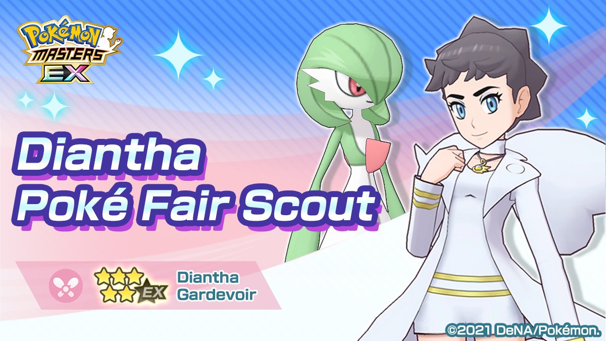 Diantha & Gardevoir Pokefair Scout Now Live For Pokemon Masters EX ...