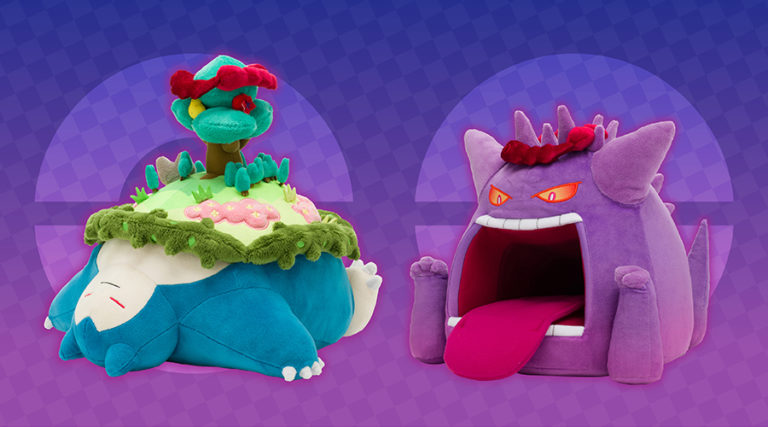 Official Plushies For Gigantamax Snorlax And Gigantamax Gengar ...