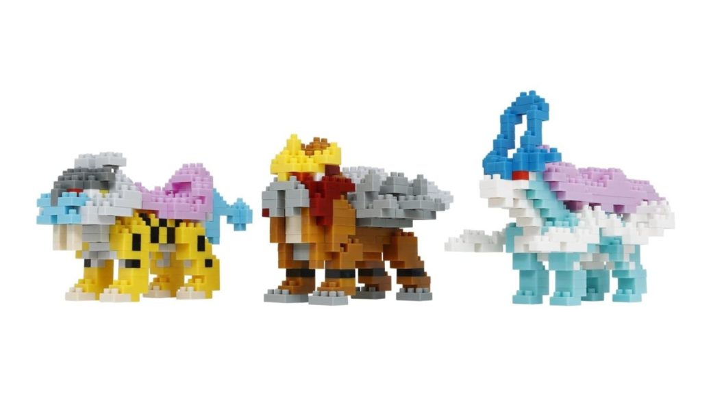 Raikou, Entei, And Suicune Nanoblock Figures Launching In April 2022 ...