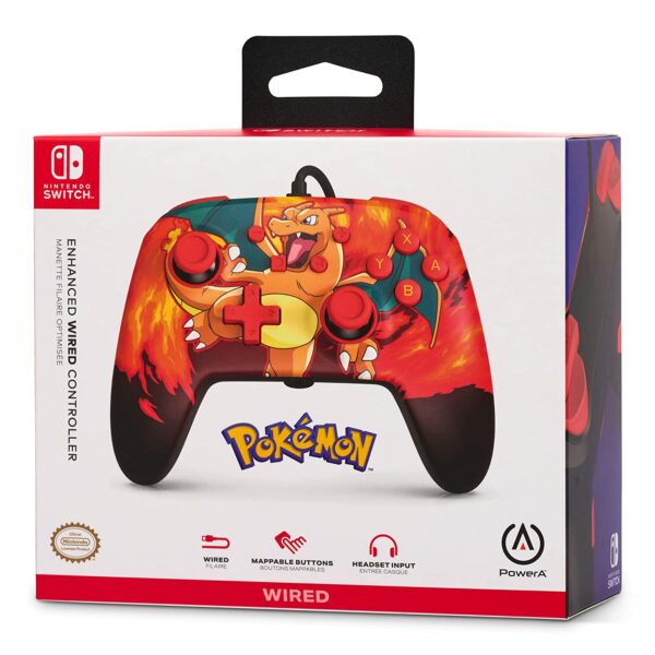 PowerA Releasing “Charizard Vortex” Enhanced Wired Controller – NintendoSoup