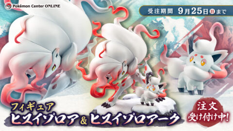 Pokemon Center Official Hisuian Zorua and Zoroark Figure, Now Up For ...