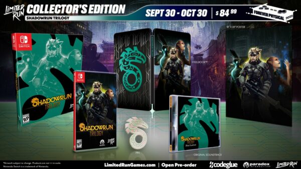 Shadowrun Trilogy Switch Physical Editions Announced, Pre-Orders Start ...